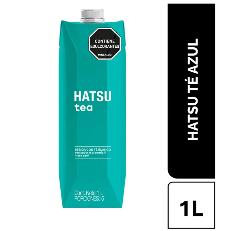 Hatsu Tea Sabor Granada Y Mora Azúl Tétrapak 1000ML | SuperBooM