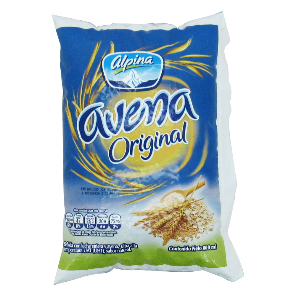 Avena Alpina Original Bolsa 800Ml | SuperBooM