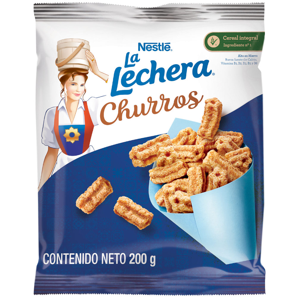 Cereal La Lechera Churros 200Gr | SuperBooM