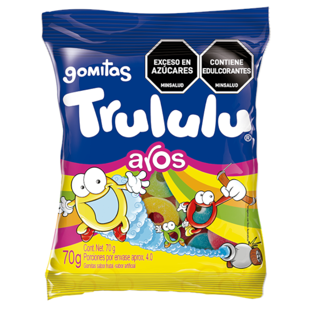 Gomitas Trululu Aros 70Gr | SuperBooM
