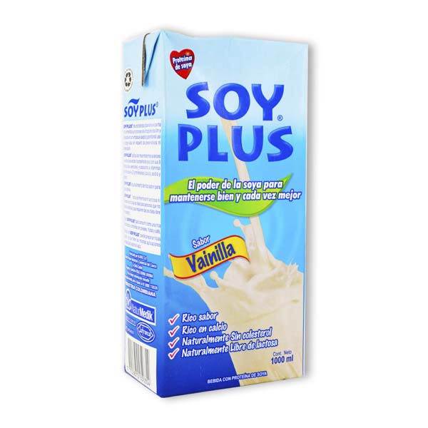 Leche De Soya Soyplus Líquido Vainilla 1000Ml | SuperBooM