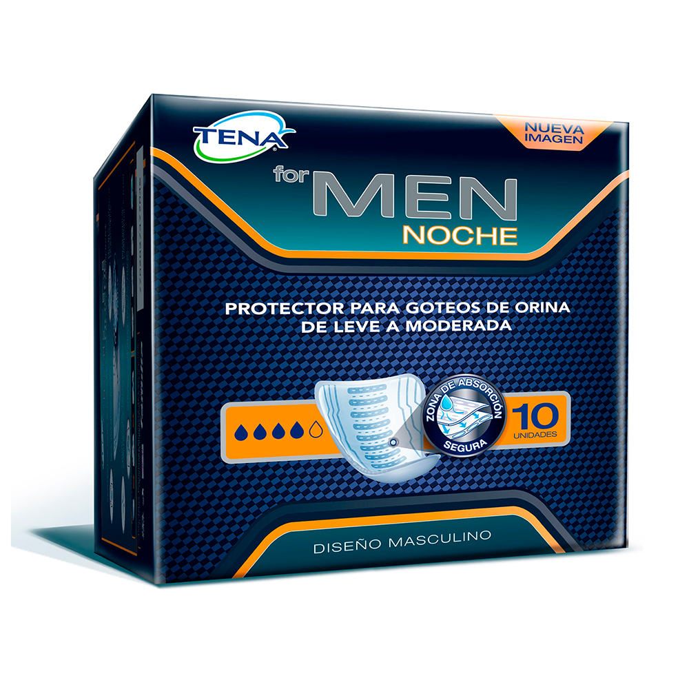 Tena Men Noche 10 Unidades | SuperBooM