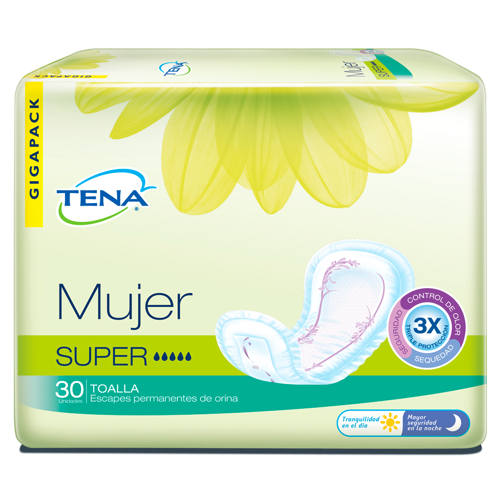 Tena Mujer Super Gigapack 30 Unidades | SuperBooM