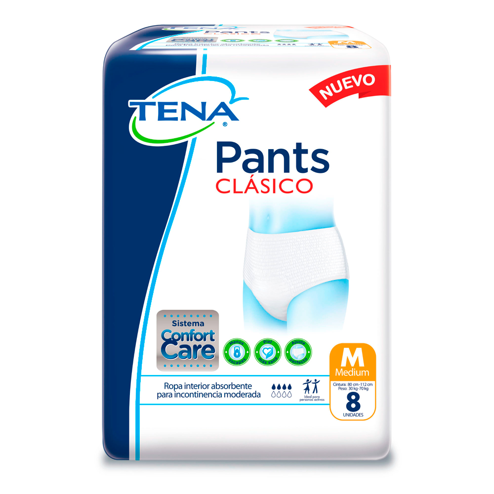 Tena Pants Clasico Medium 8 Unidades | SuperBooM