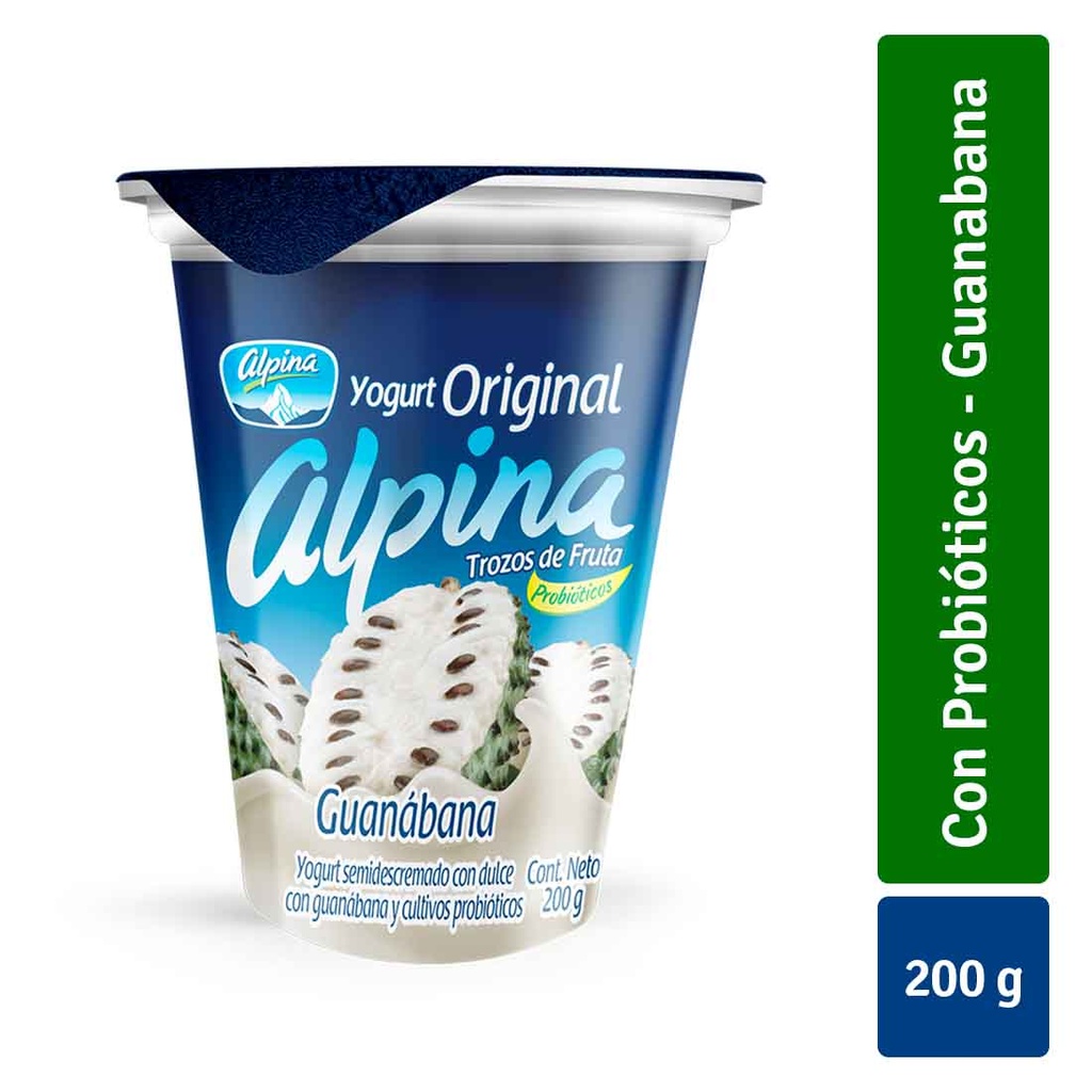 Yogurt Alpina Original Guanabana 200Gr | SuperBooM