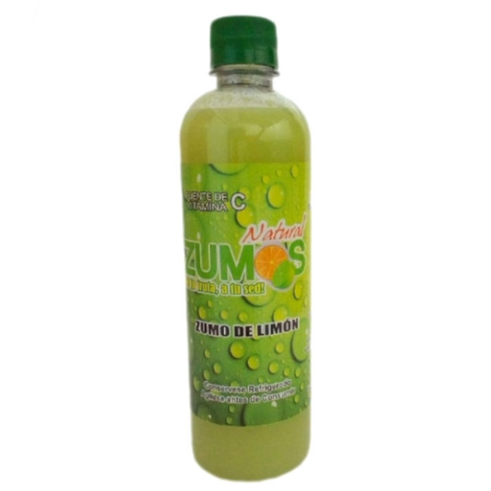 Zumo Limón Natural Zumos 500Ml | SuperBooM