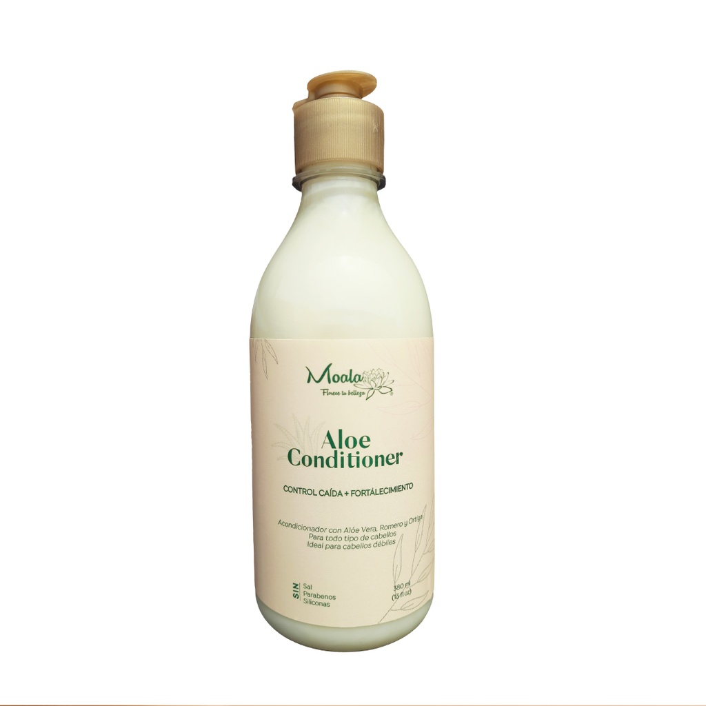 Acondicionador Aloe Moala Control Caída 380Ml | SuperBooM