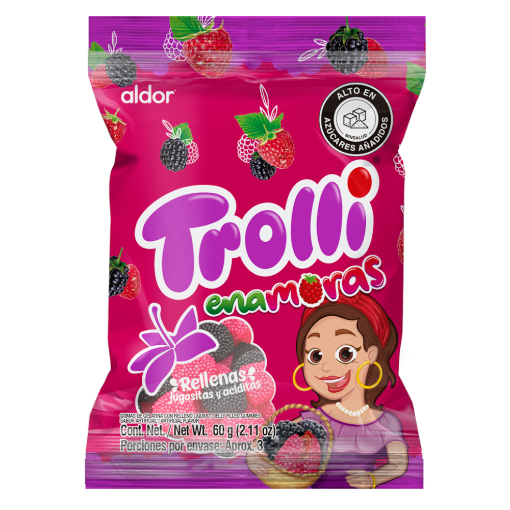 Gomitas Trolli Enamoras 55Gr | SuperBooM
