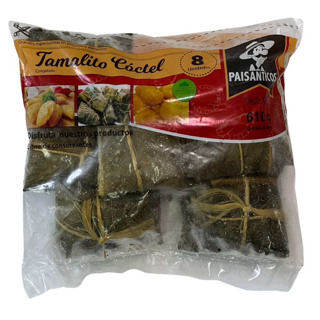 Tamalito Tipo Coctel Paisanticos 8 Unidades | SuperBooM