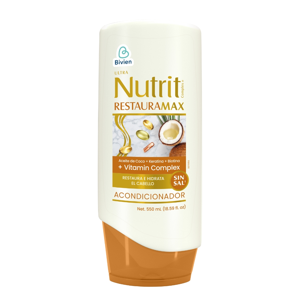 Acondicionador Nutrit Restauramax Sin Sal 550Ml | SuperBooM