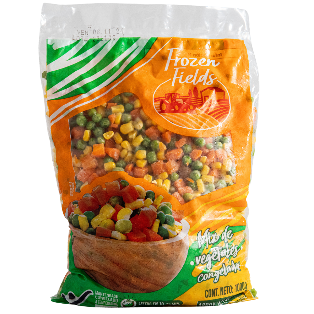 Vegetales Mix Congelados Frozen Fields 1000Gr | SuperBooM