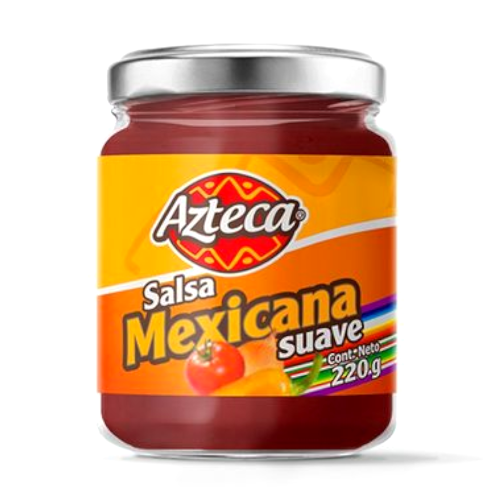 Salsa Mexicana Suave Azteca 220Gr | SuperBooM