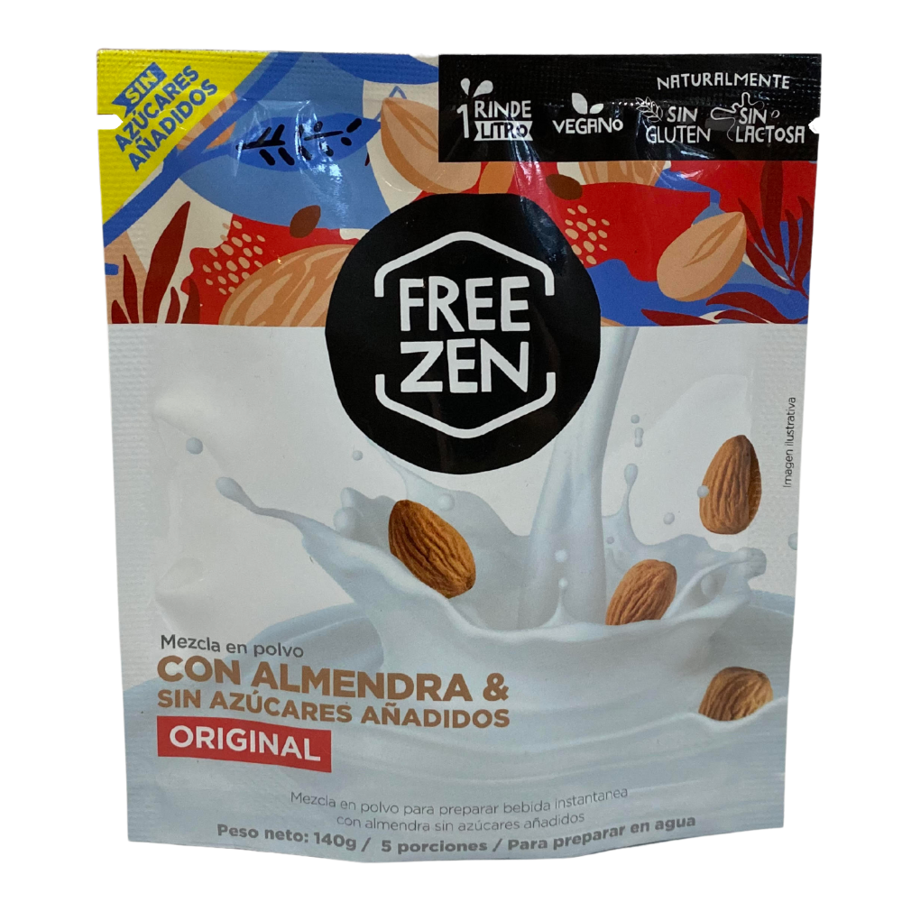 Mezcla En Polvo Con Almendras Sin Azúcar Freezen Doypak 140Gr | SuperBooM