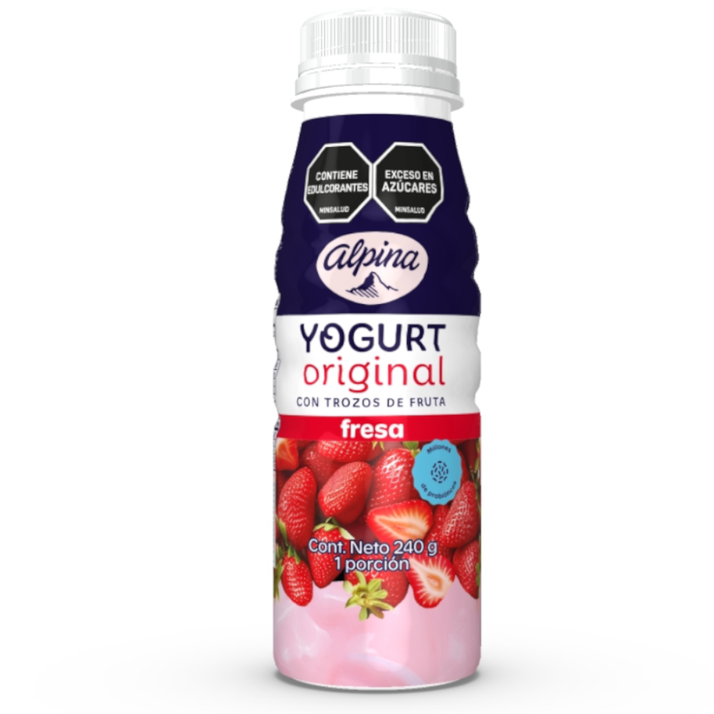 Yogurt Alpina Original Fresa 240Gr | SuperBooM