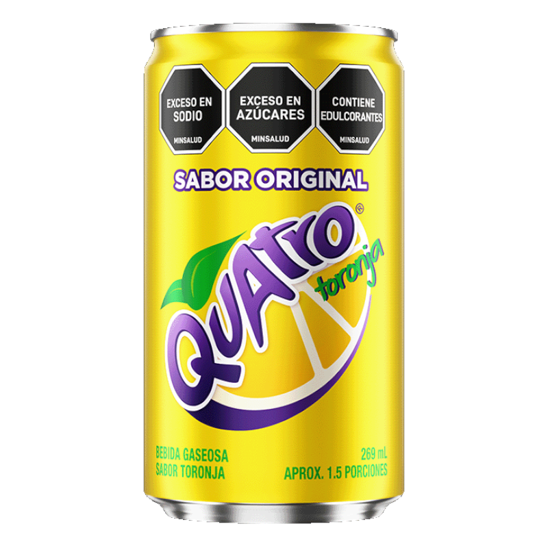 Quatro Toronja Sabor Original Lata 269Ml | SuperBooM