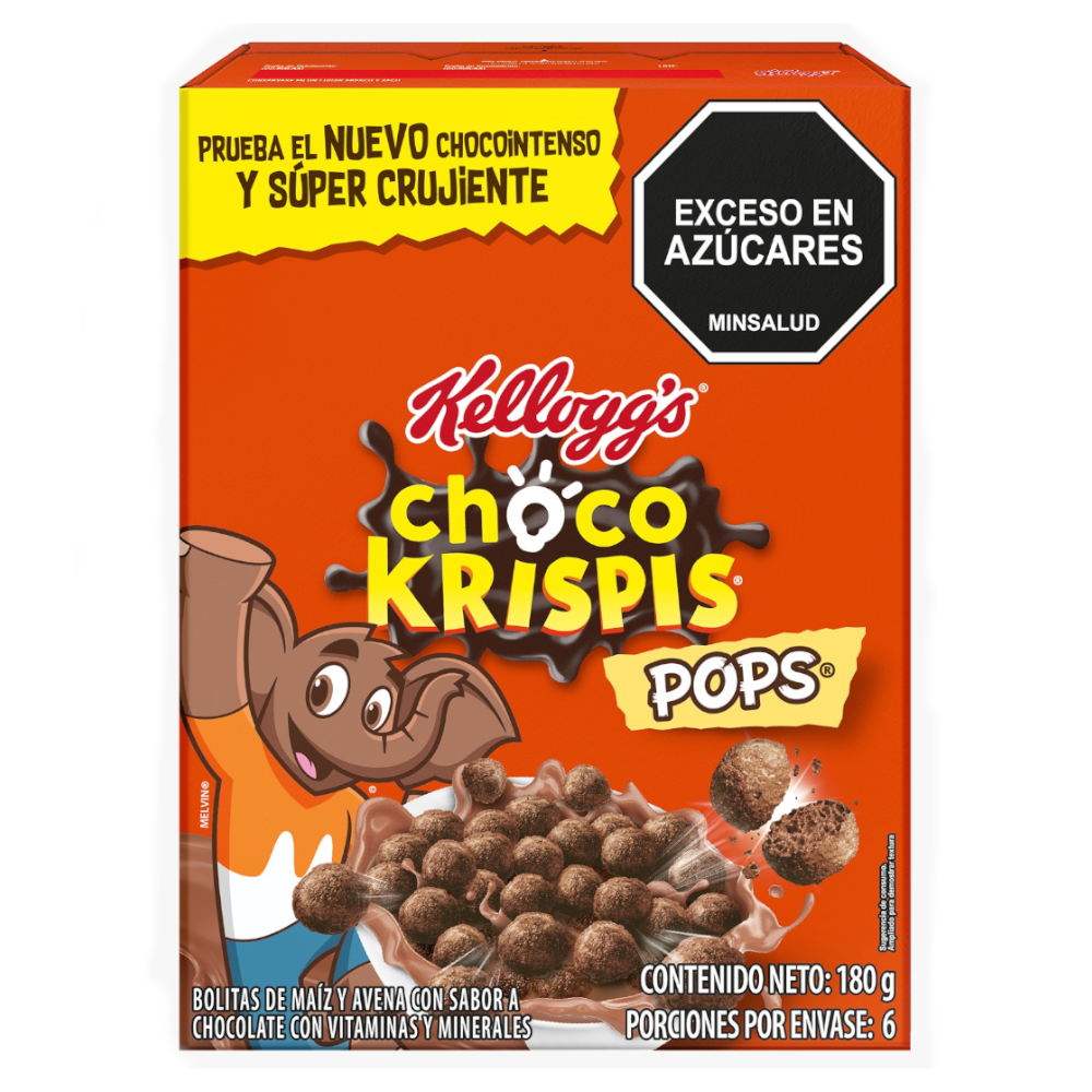 Cereal Chocokrispis Kellogg's Pops 180Gr | SuperBooM
